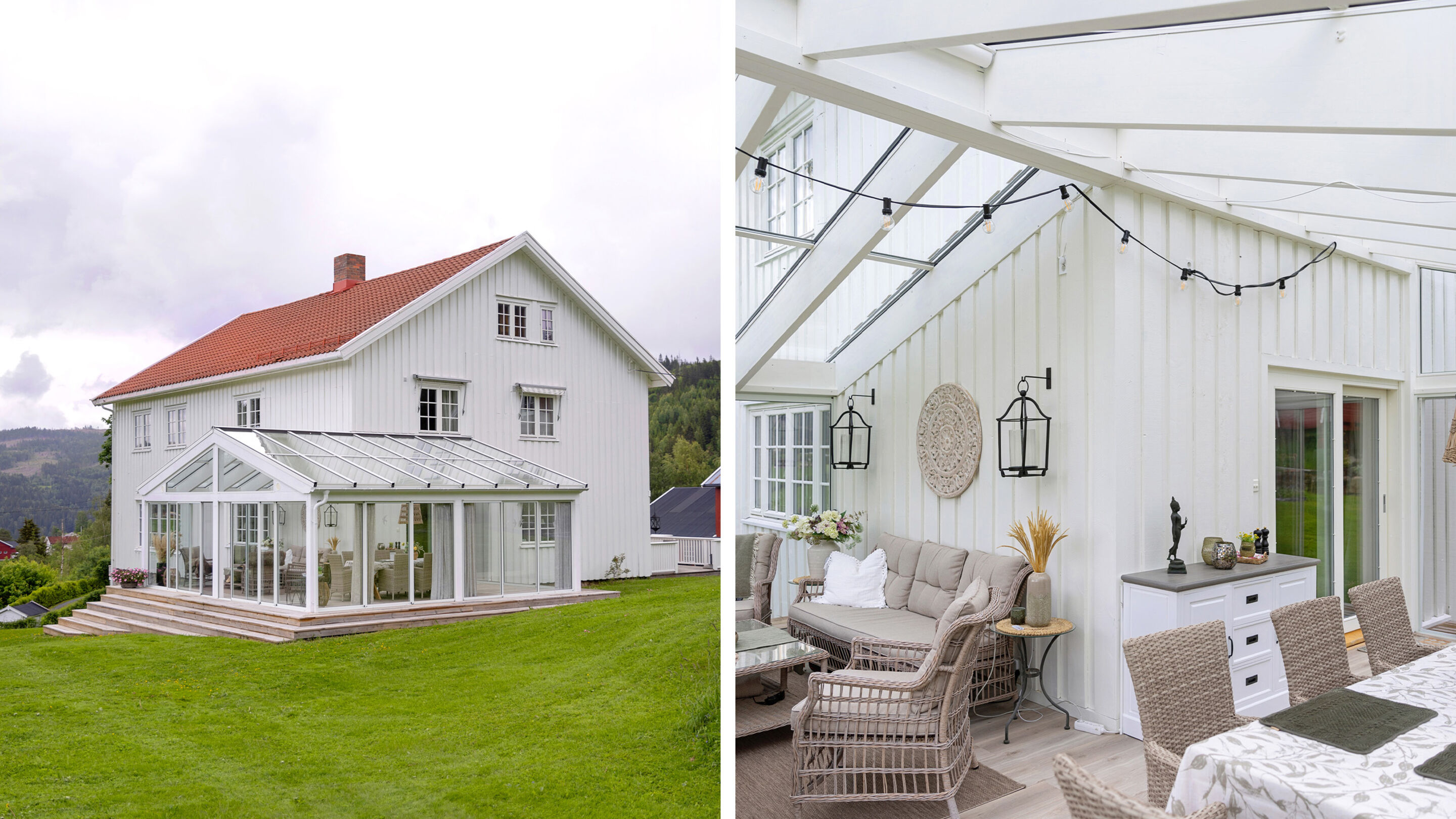 Sadeltak runt hörn - uterum med sadeltak | Willab Garden